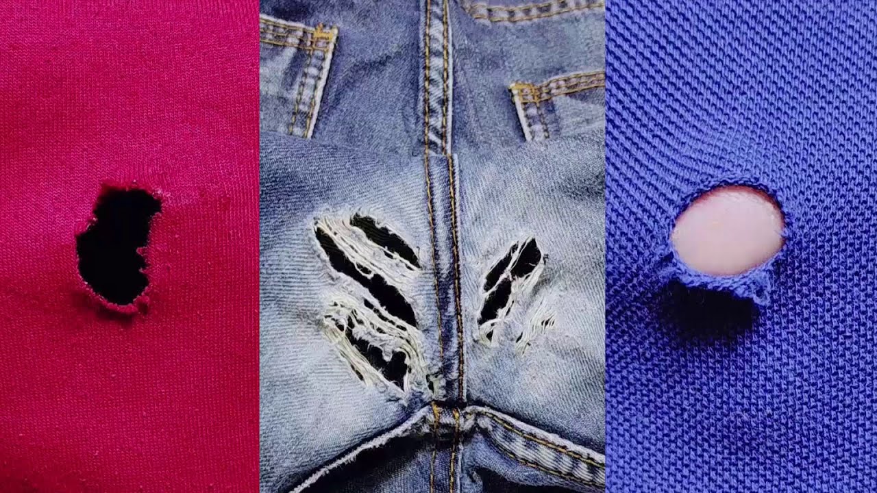 Amazing sewing tips to magically repair jeans between the legs and ...