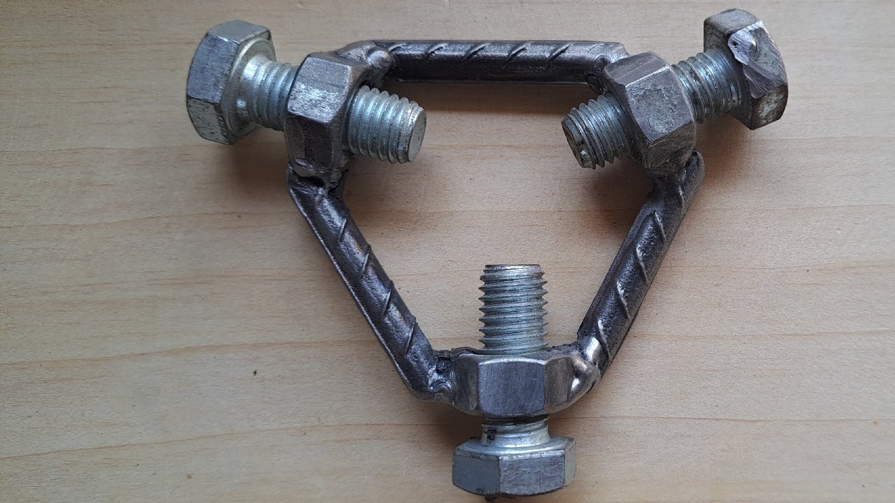 Not many people know the secret of making tools /DIY tool using rebar ...