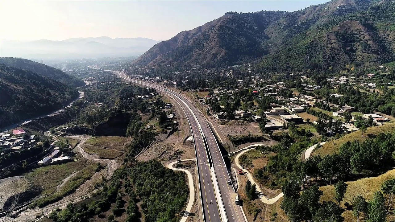 Hazara motorway open for traffic - YouTube
