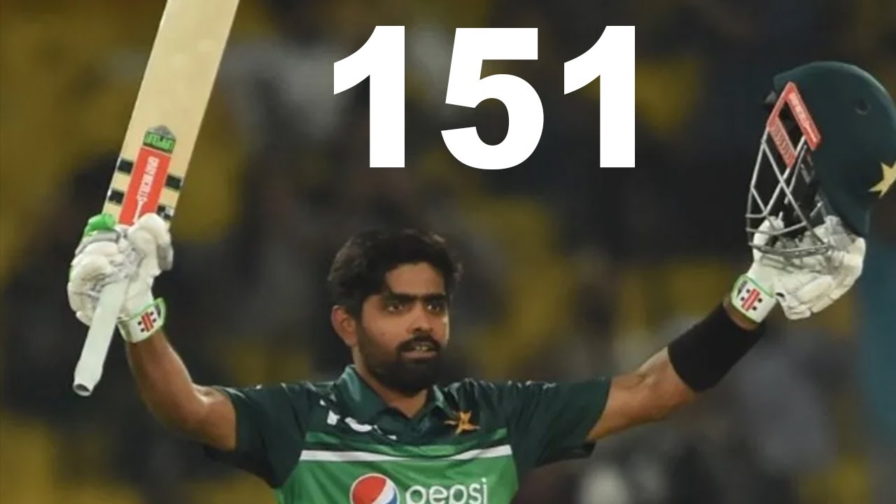 Babar Azam 151 Runs vs Nepal | Babar Azam Century Today | Babar Azam ...
