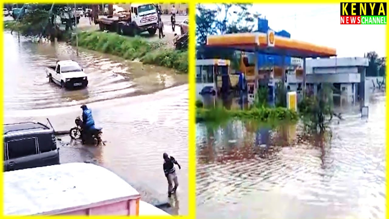 FLOODS IN KENYA - Situation at Kitengela after Athi River bursts - YouTube