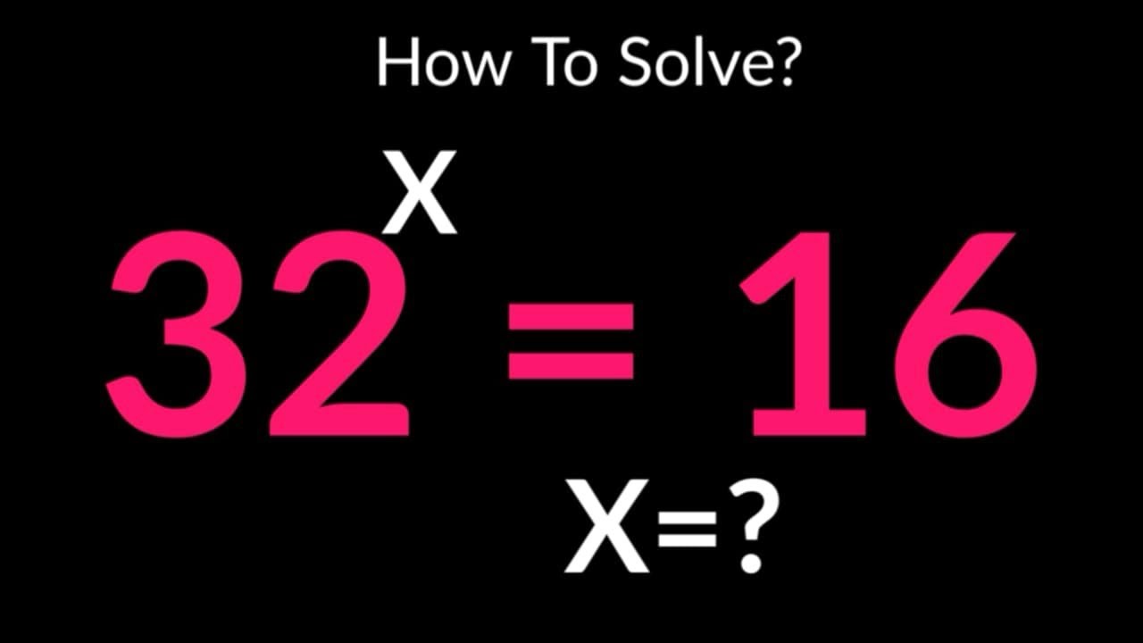 Algebra Math Problem Solve ️ - YouTube