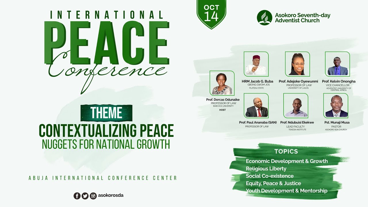 International Peace Conference || 14 October 2022 - YouTube
