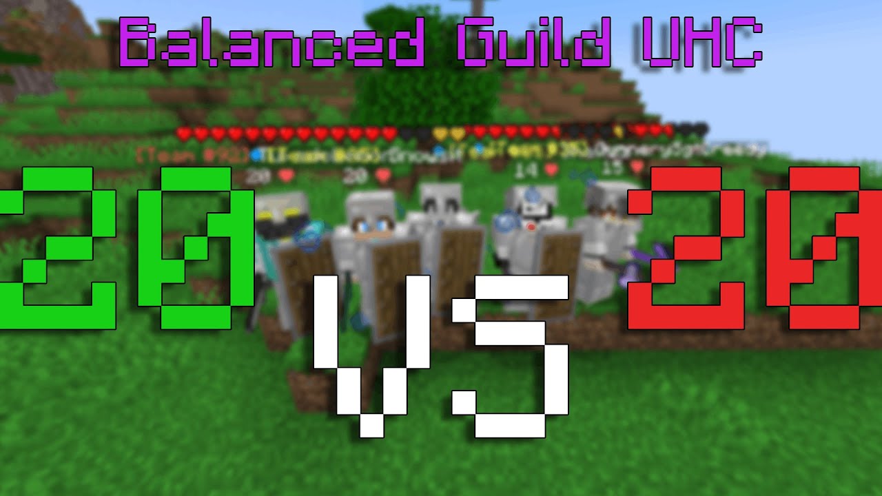 Fighting 20 people at once in UHC.. | Balanced Guild - YouTube