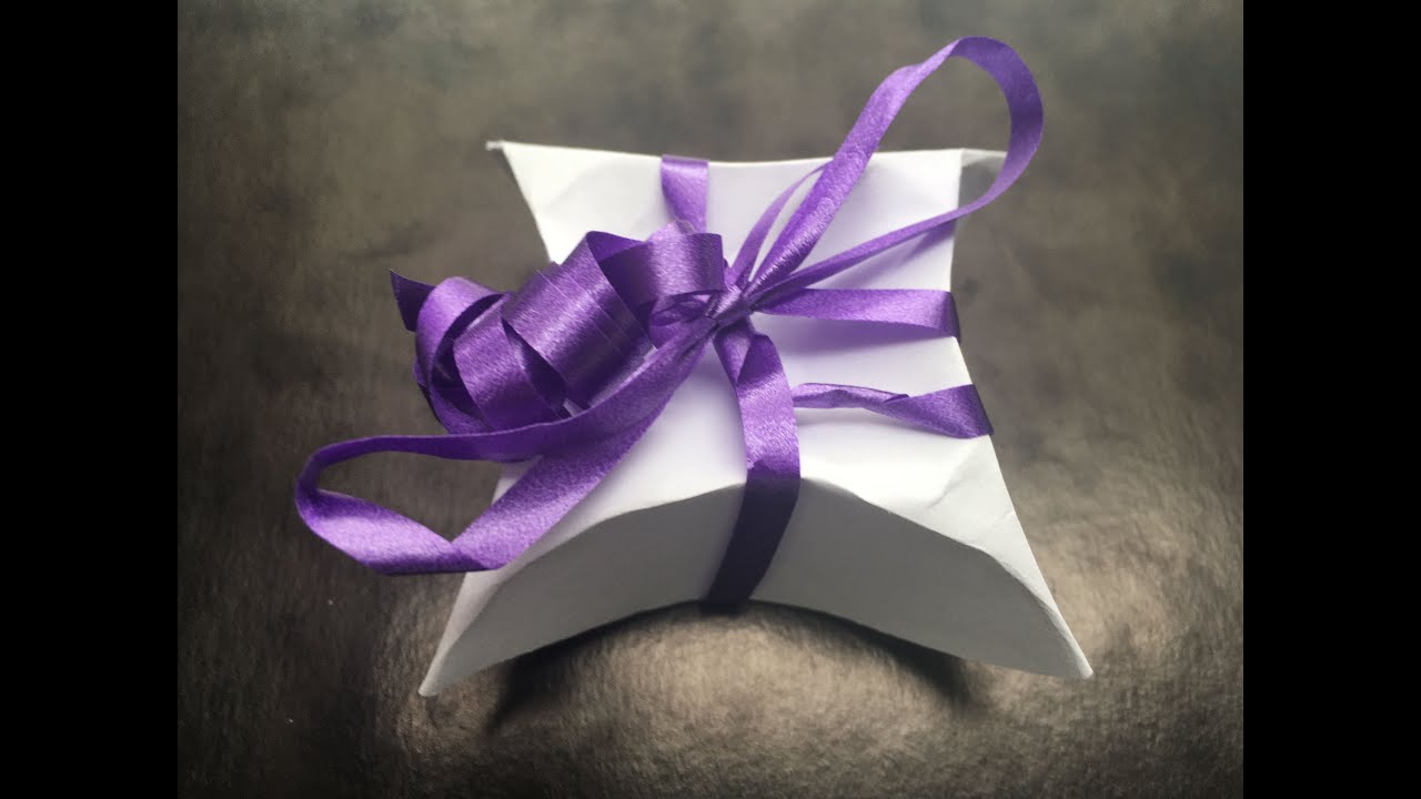 😙Ganz einfach eine Origami Geschenkbox🎁basteln💝 - YouTube