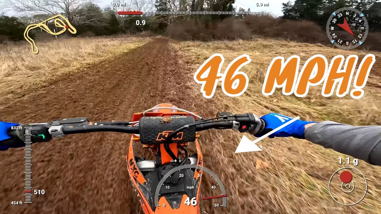 GoPro Hero 11 Black GPS metrics a motocross bike - YouTube