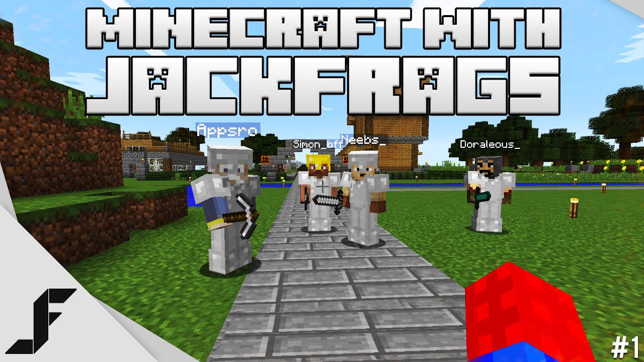 Minecraft with JackFrags! - Episode 1 - YouTube