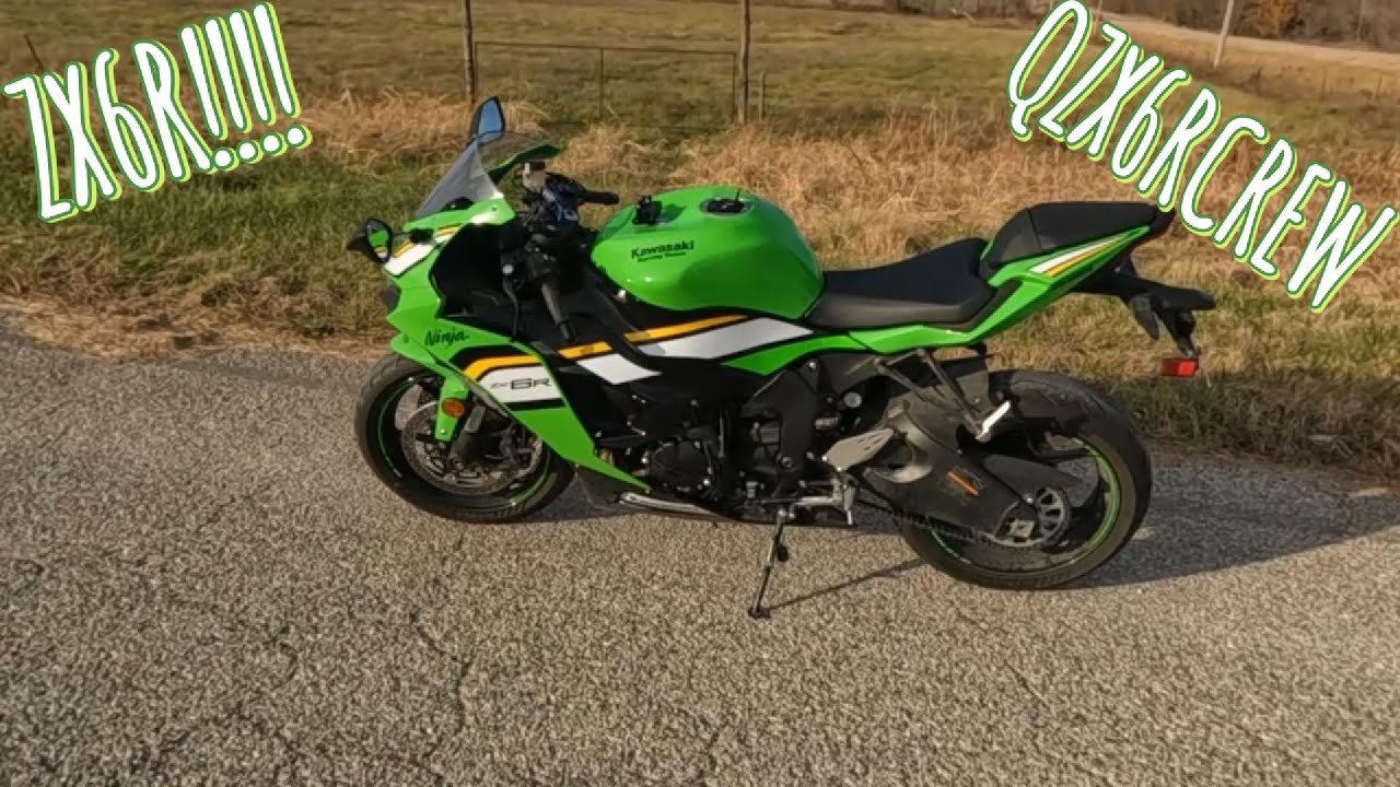 ZX6R First Ride POV - YouTube