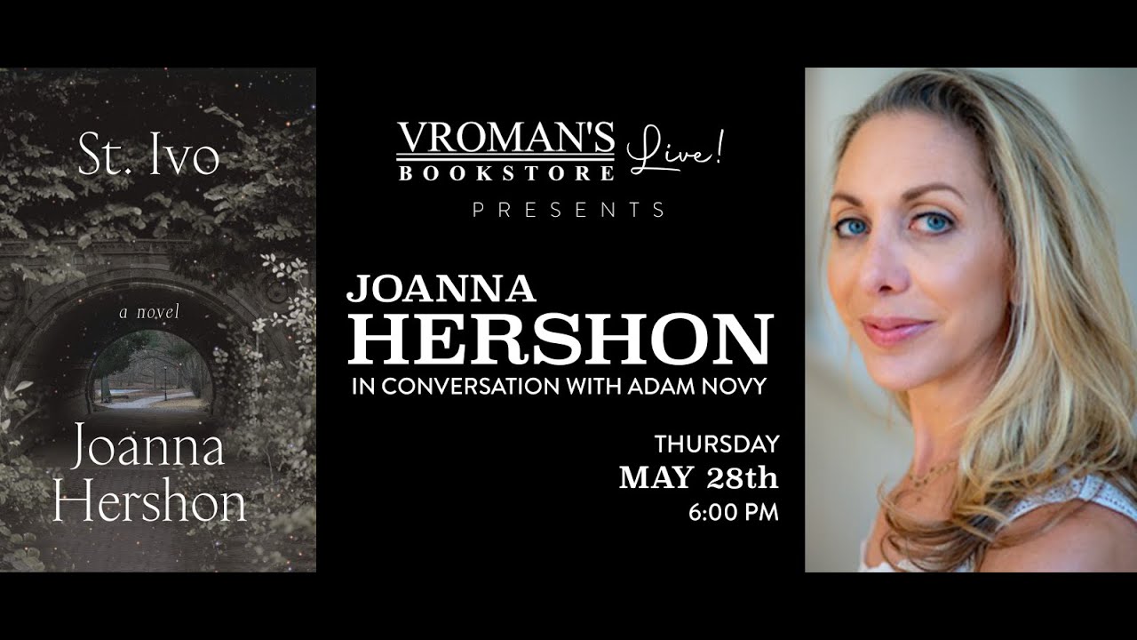 Joanna Hershon presents "St. Ivo" with Adam Novy - YouTube