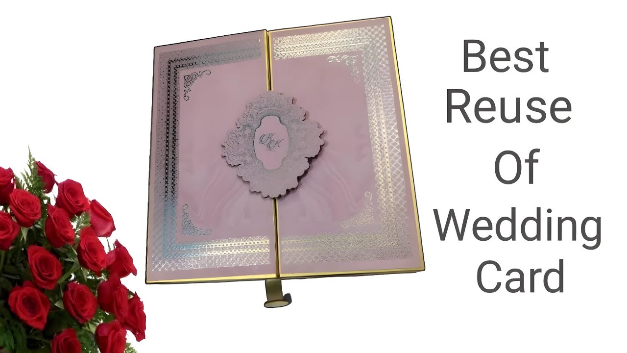 Best👍 Reuse of Wedding Card l Best Out of Waste Craft Idea l Wedding ...