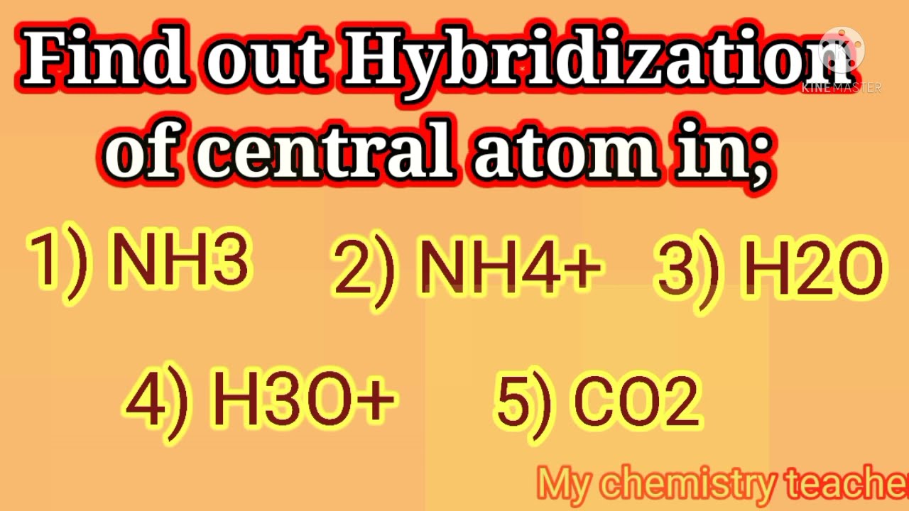 Hybridization Tricks How To Find Hybridization In Seconds