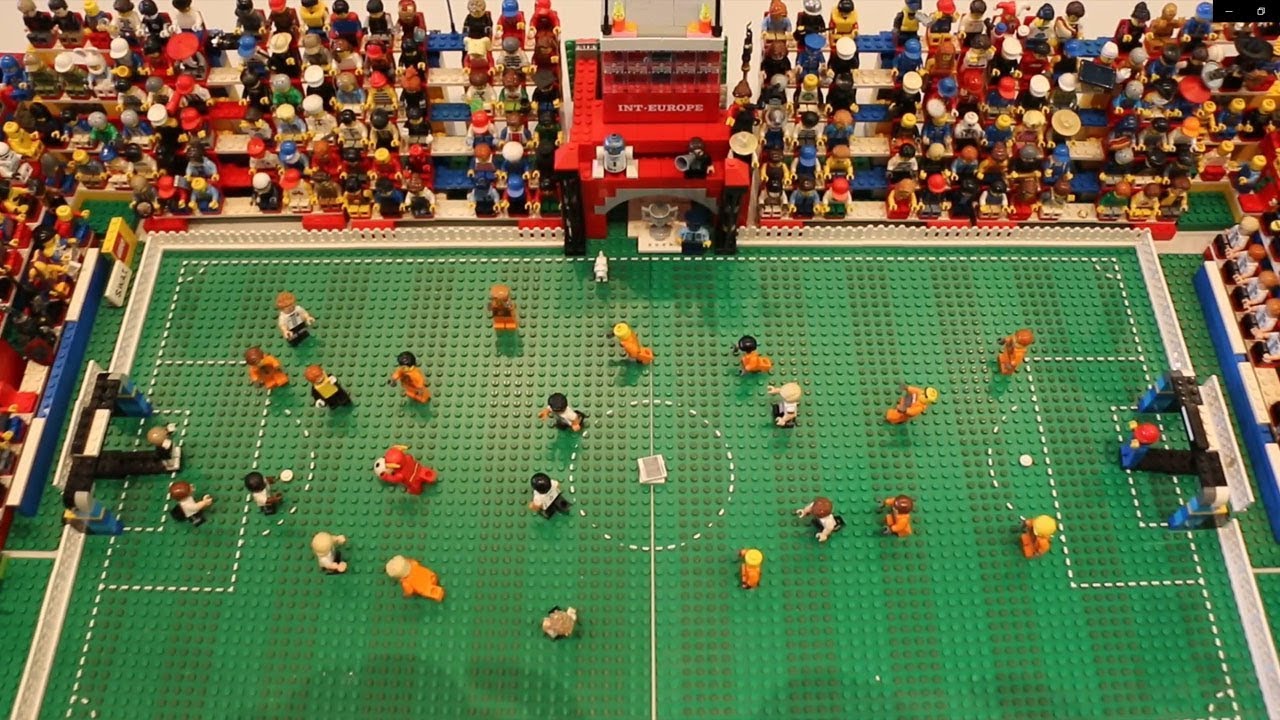 Ein ganz klassisches LEGO Fußballstadion! - YouTube