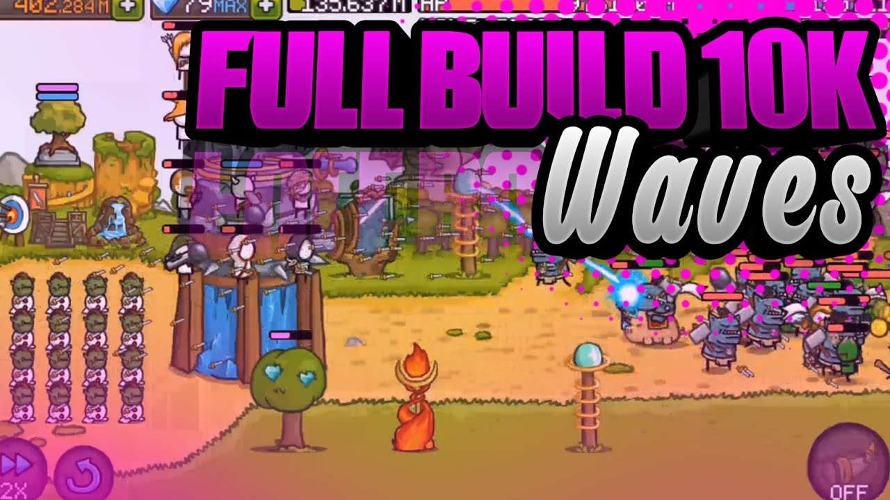Grow Castle - My Build For 10k Waves - YouTube