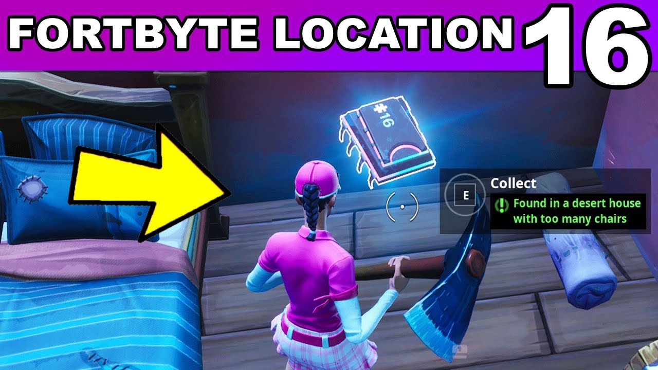 FORTBYTE #16 - Found in a Desert House with too many Chairs LOCATION ...