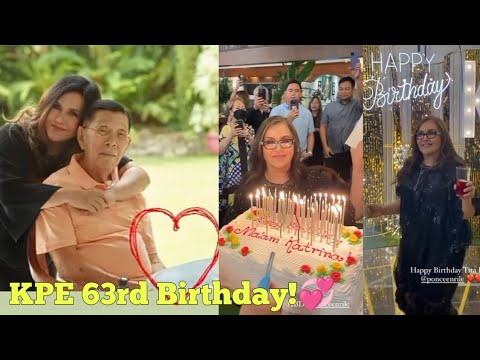 Juan Ponce Enrile daughter Katrina Ponce Enrile CELEBRATED 63rd Disco ...