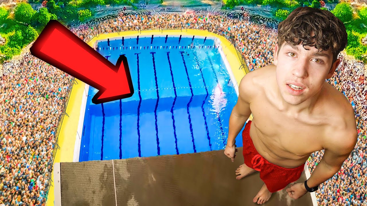 Hopper fra 10 meter vippen! (min største frygt) - YouTube