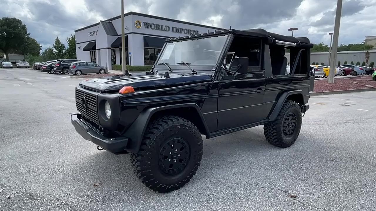USED 1990 MERCEDES-BENZ G-CLASS G290 DIESEL WOLF OPEN TOP SWB ...