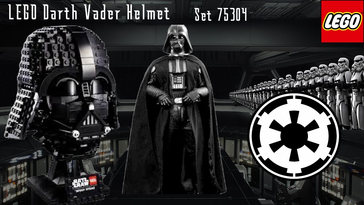 LEGO Build Darth Vader Mask - YouTube