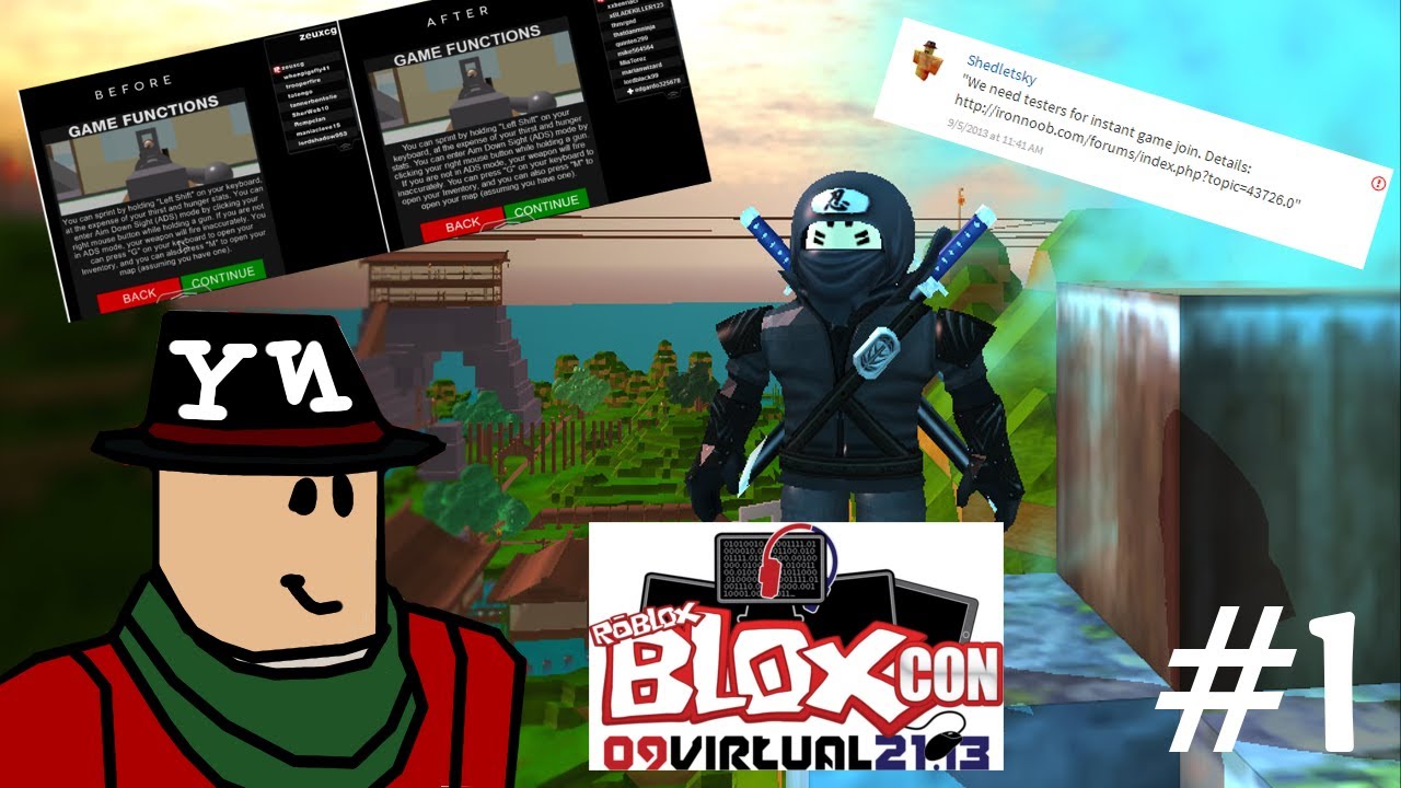 The Random Robloxian Show - Episode 1: Ninjas, Text, and Streaming Oh ...