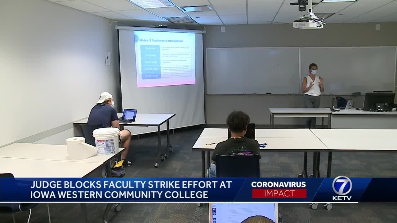 Judge blocks faculty strike effort at Iowa Western Community College ...