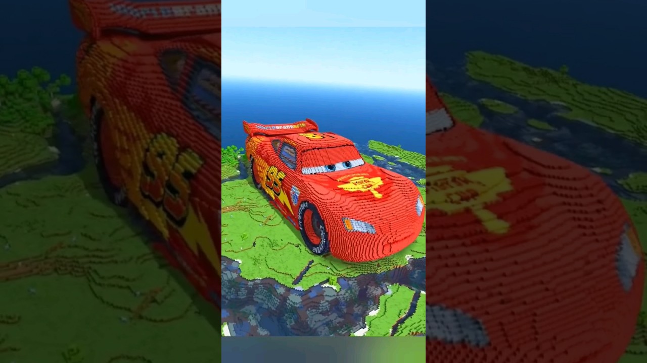 Lightning McQueen🚘🚘 | ПОСТРОЙКА В MINECRAFT🔥#minecraft - YouTube