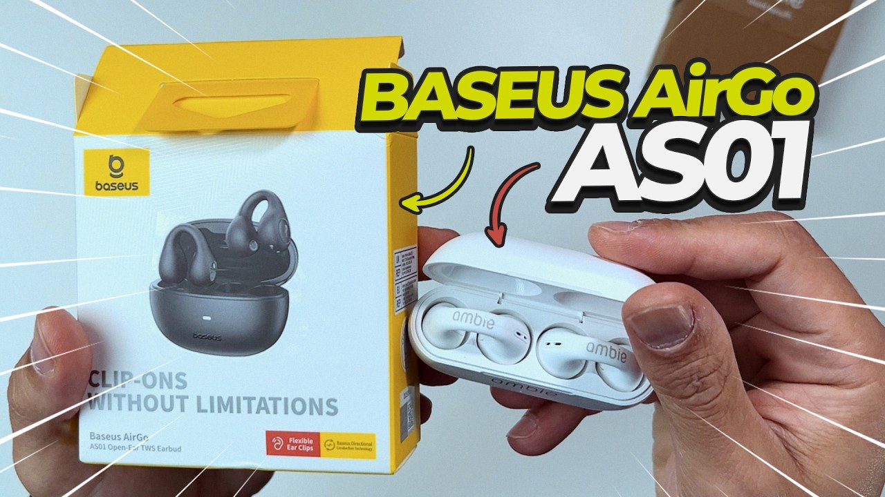Fone BASEUS AirGo AS01: Seria a MELHOR ALTERNATIVA para o AMBIE AM-TW01? - YouTube