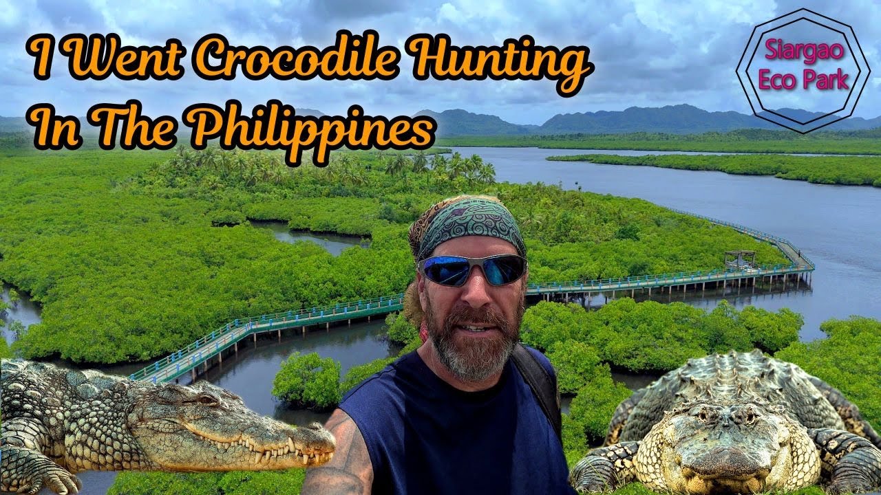I WENT CROCODILE HUNTING IN THE PHILIPPINES - Del Carmen Mangrove Eco ...