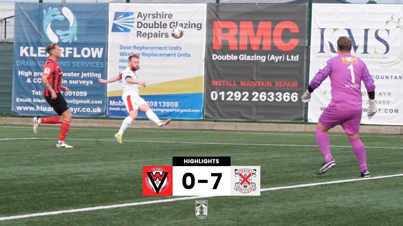 GOALS: Whitletts Vics 0-7 Clydebank - YouTube