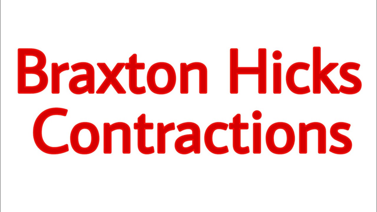 Braxton Hicks contraction - YouTube