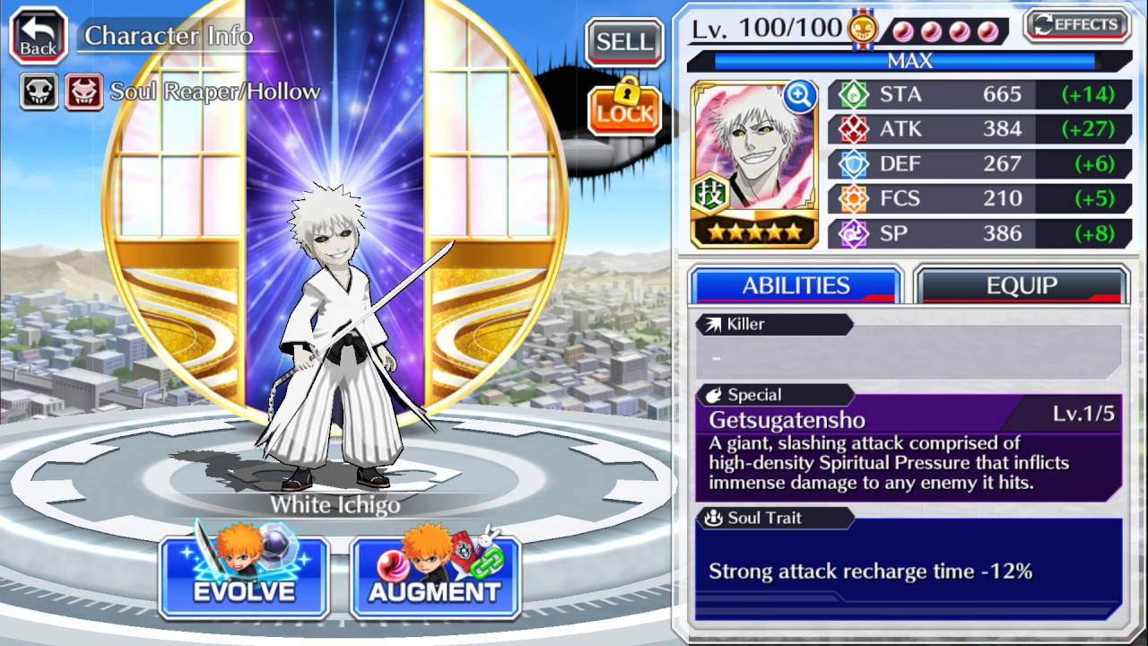 Bleach Brave Souls - White Ichigo Awakened - YouTube