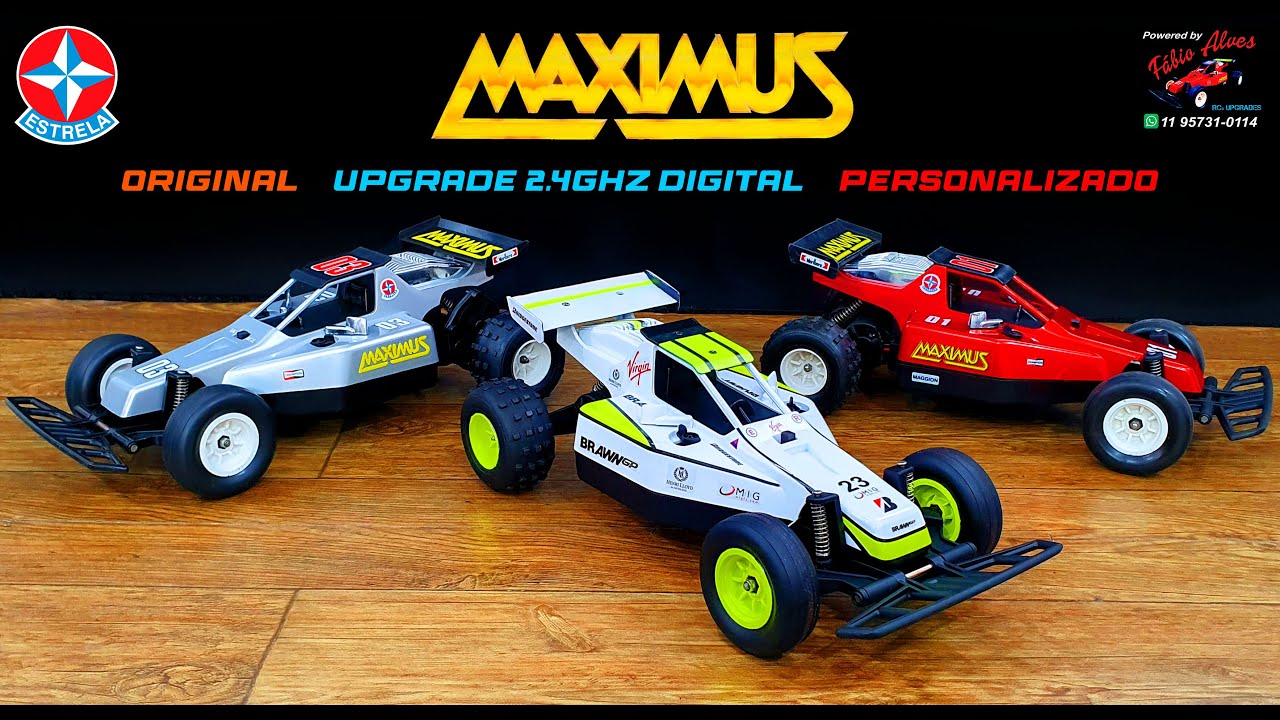 MAXIMUS ESTRELA - UPGRADE DIGITAL 2.4GHZ E ORIGINAL + PERSONALIZADO ...