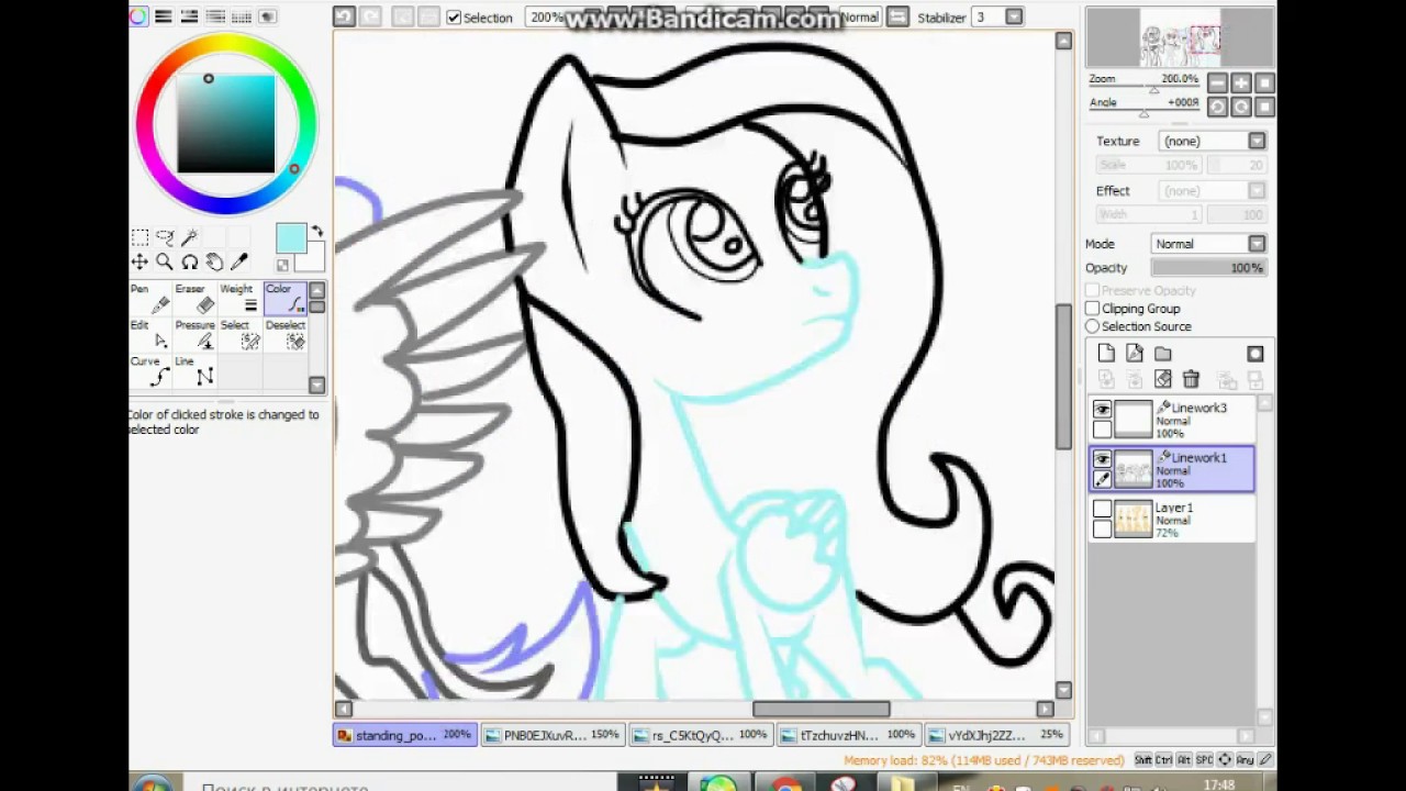 SpeedPaint My Little Pony Oc - YouTube