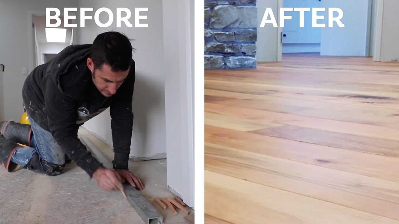 Installing Timber Flooring | Would I do It again? - YouTube