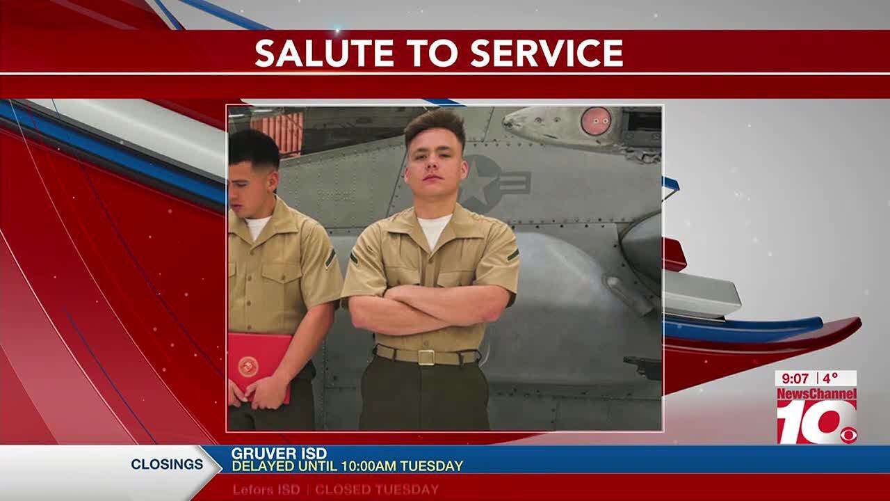 Salute to Service honors LCpl Corbyn Black on 2nd Cup - YouTube