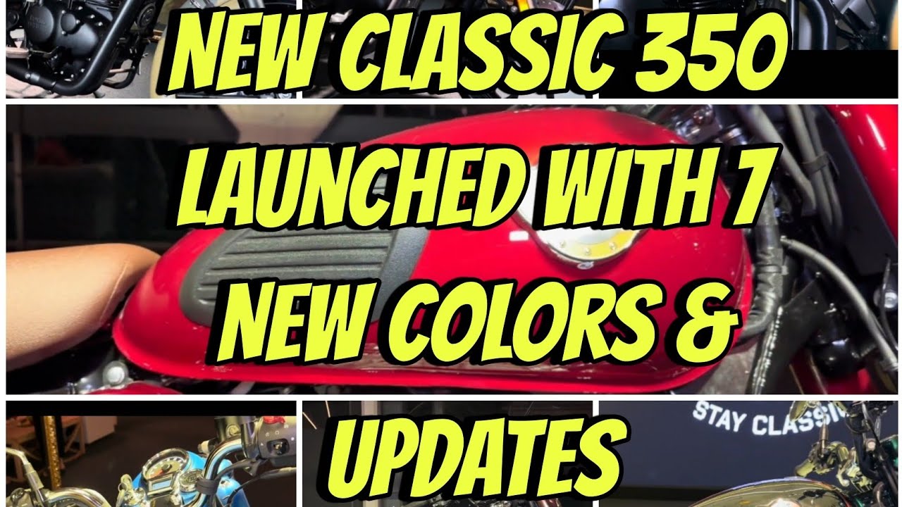 Royal Enfield launched New Classic 350 with 7 New Colors & Latest ...
