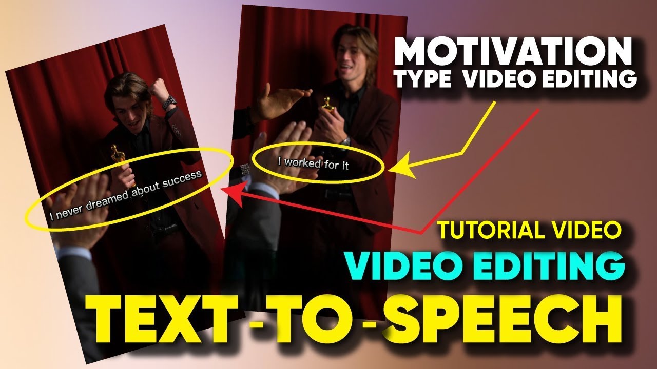 TEXT - TO - SPEECH EASY VIDEO EDITING MOTIVATIONAL TYPE VIDEO EDITING ...