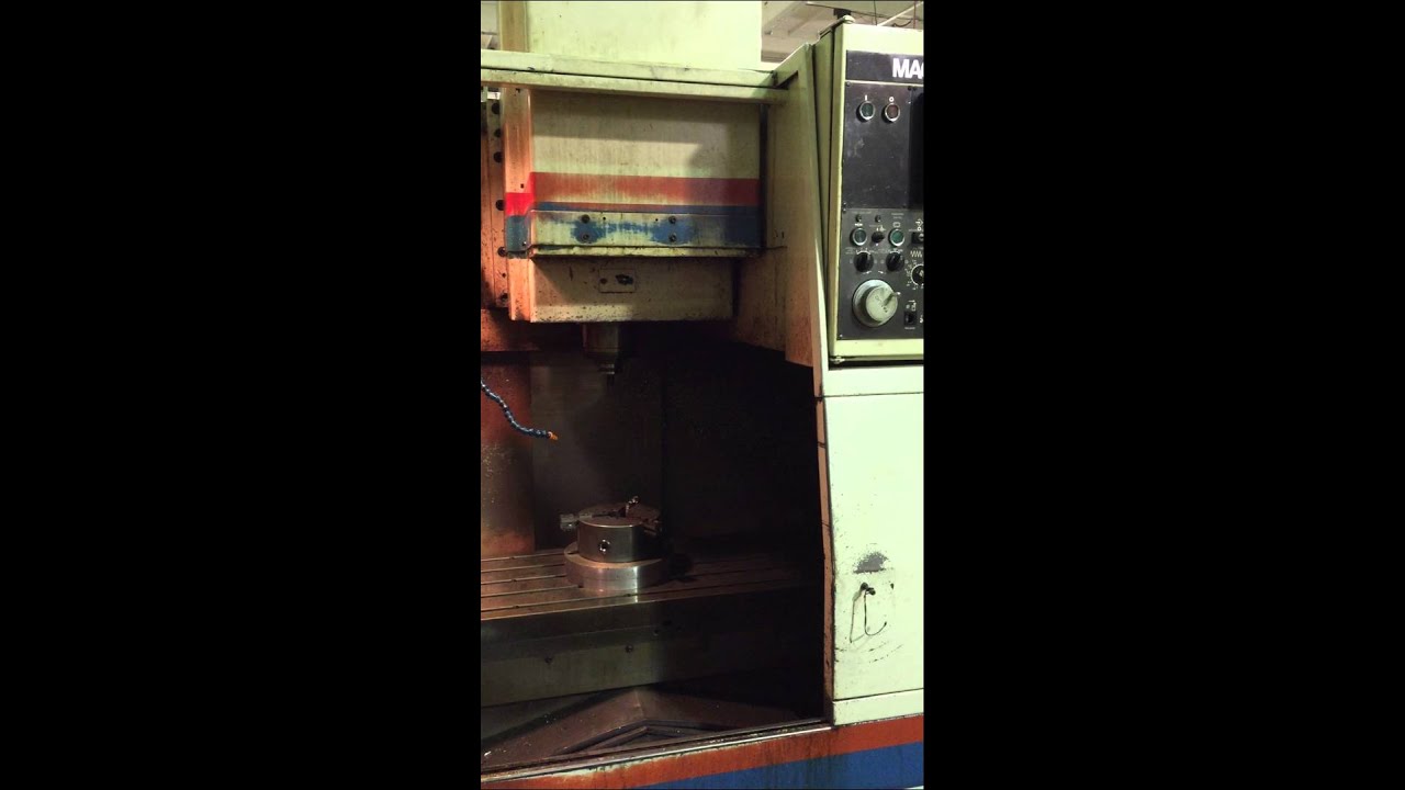 Takisawa Model MAC-V2E 3-Axis CNC Vertical Machining Center - YouTube