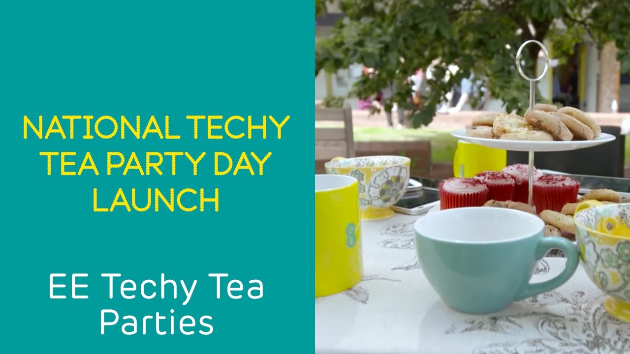 EE National Techy Tea Party Day launch - YouTube
