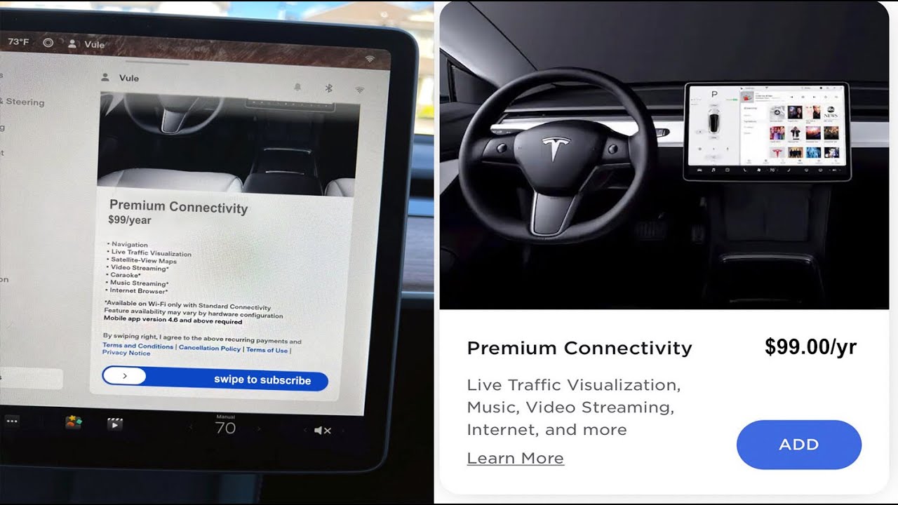 Tesla Premium Connectivity Yearly Subscription is Now Live! BEST DEAL ...