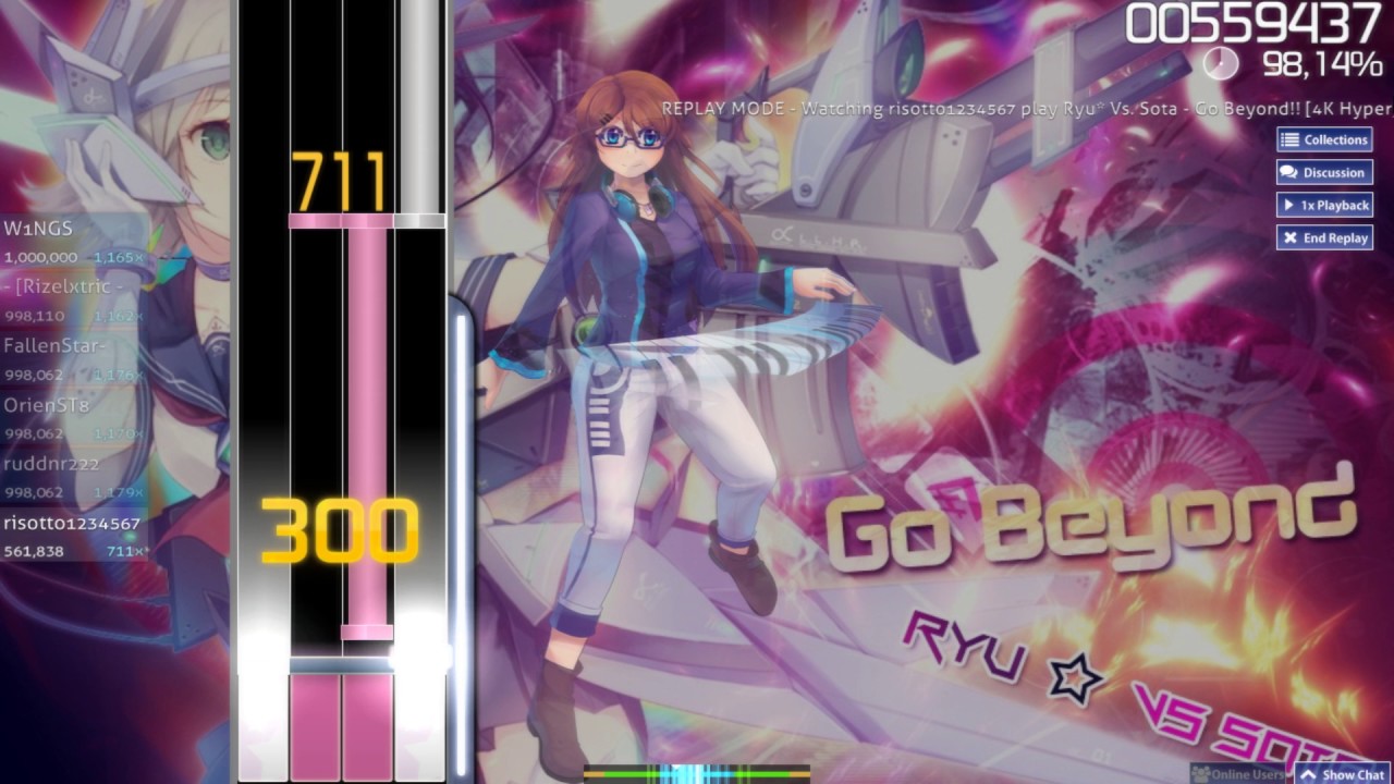 osu go beyond (4k) - YouTube