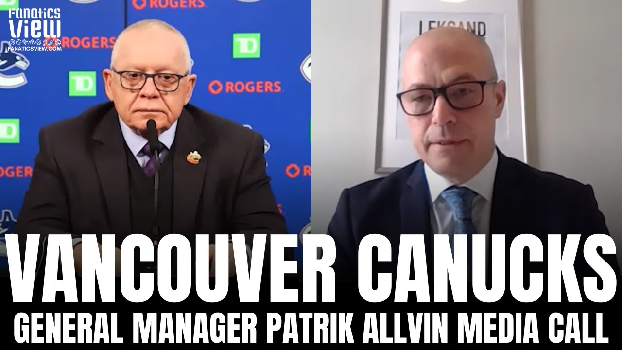 Vancouver Canucks Introduce Patrik Allvin as General Manager of ...