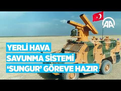 Yerli hava savunma sistemi 'Sungur' göreve hazır