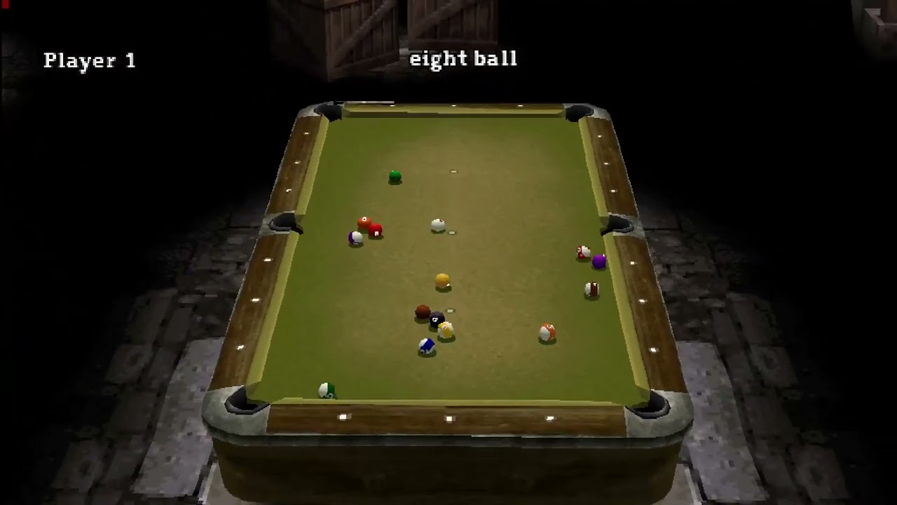 [PS1] Billiards - #2 Eight Ball vs Leonard - YouTube