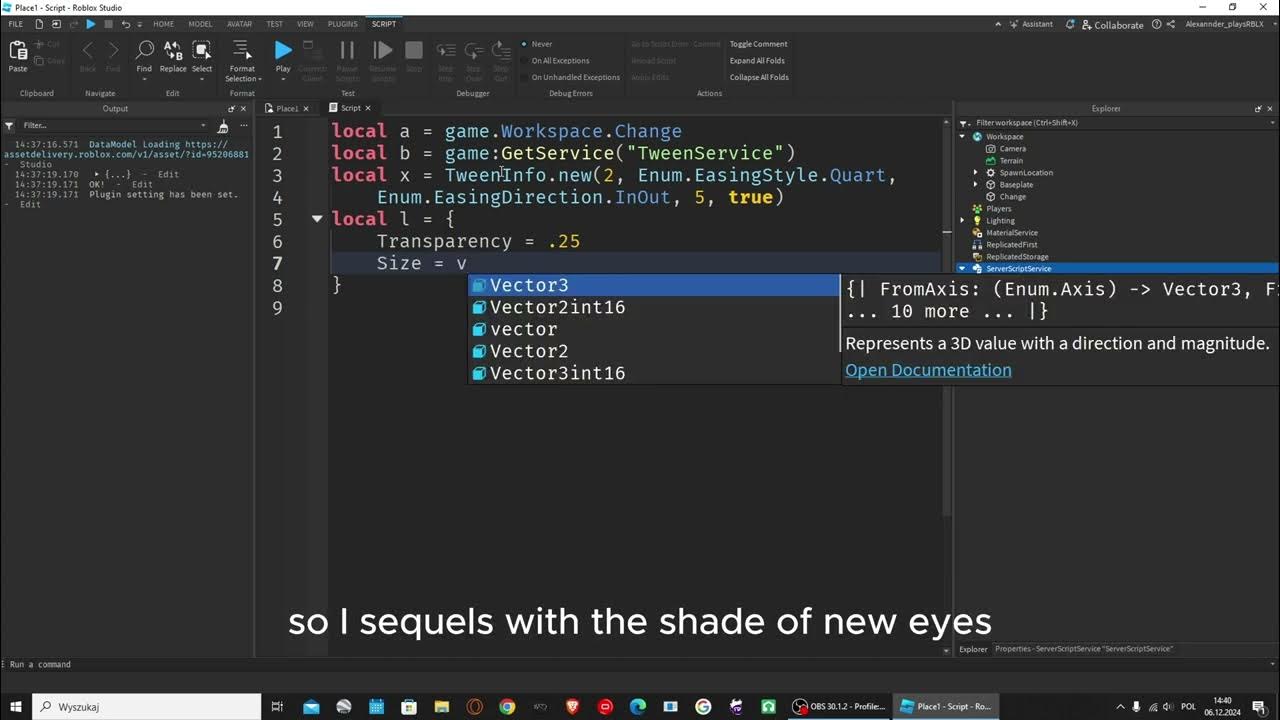 How to make an roblox part change its colors and transparency using tweenservice - roblox ...