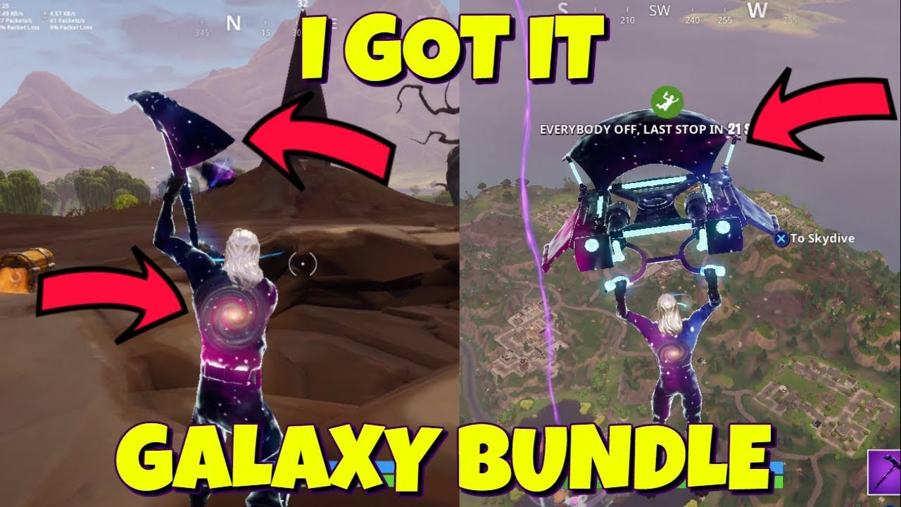 HOW TO GET THE GALAXY SKIN BUNDLE IN FORTNITE: FREE ITEMS - YouTube