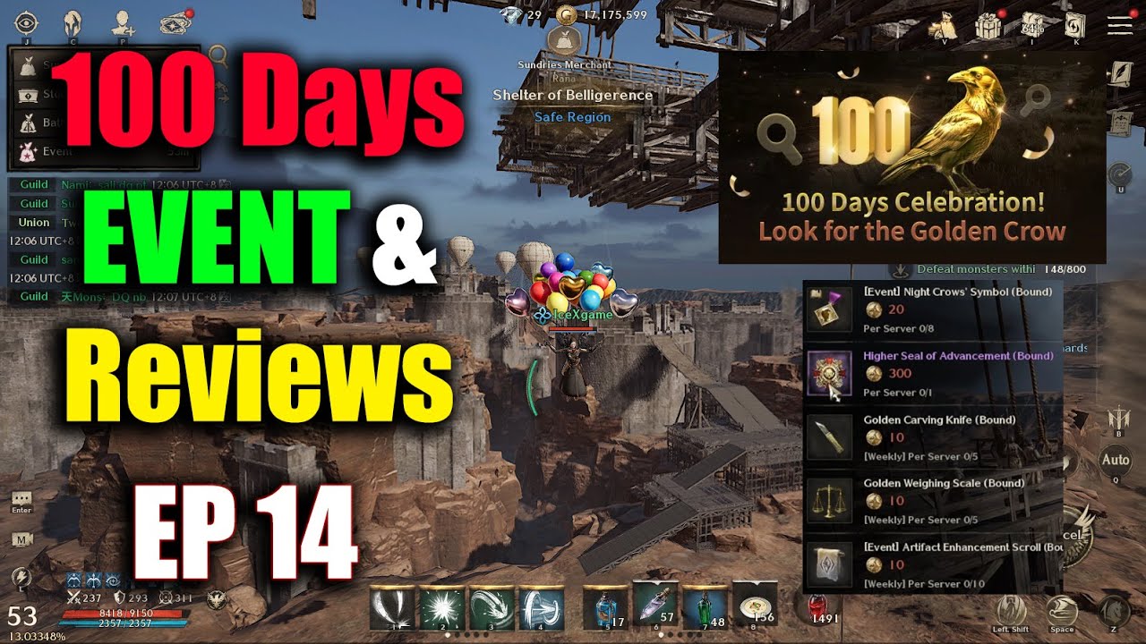 Night Crows 100 Days Event & Reviews EP 14 - YouTube