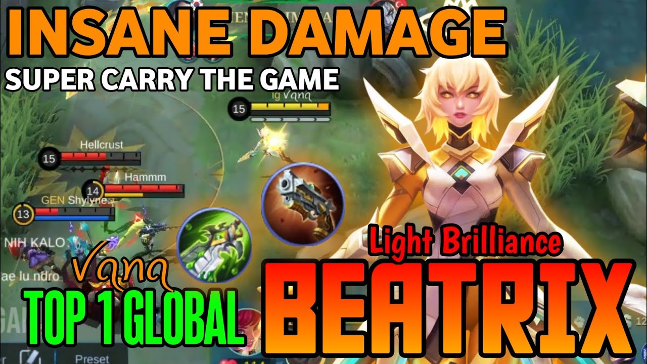 Insane Damage Beatrix Super Carry the Game - Top 1 Global Beatrix by ...