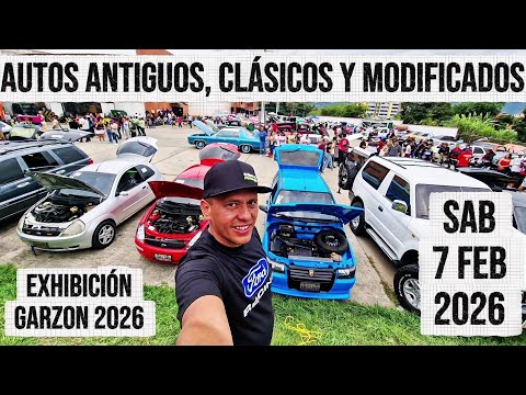 Garzon 2026 Exhibición Autos Clásicos Modificados Más de 100 Vehículos Carmeet Mérida Ferias del Sol