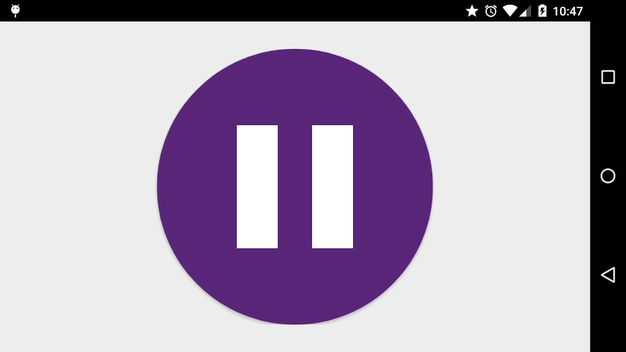 Pause to Play Material Animation - YouTube