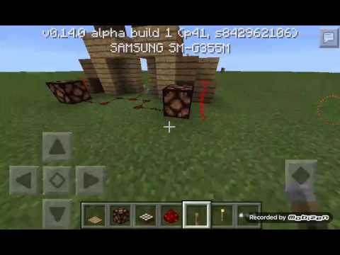 Encendedor de lampara de redstone|Minecraft v0. 14. 0 - YouTube
